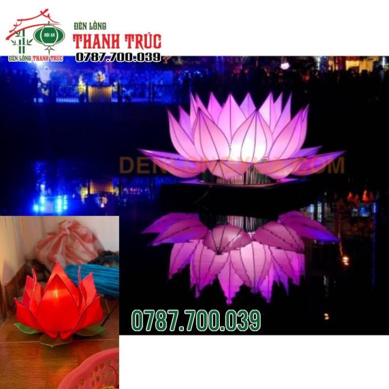Lồng đèn hoa sen Giá Sỉ - LH 0787.700.039 - Thanh Trúc